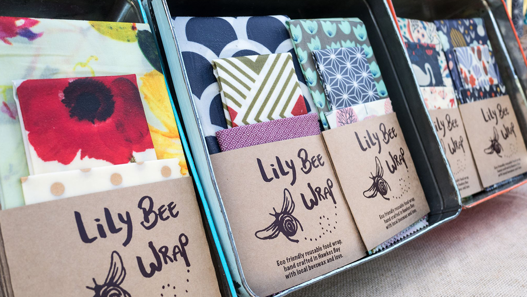 LilyBee Wrap - Bags Not - Say 'Bags Not' to single-use plastic bags.